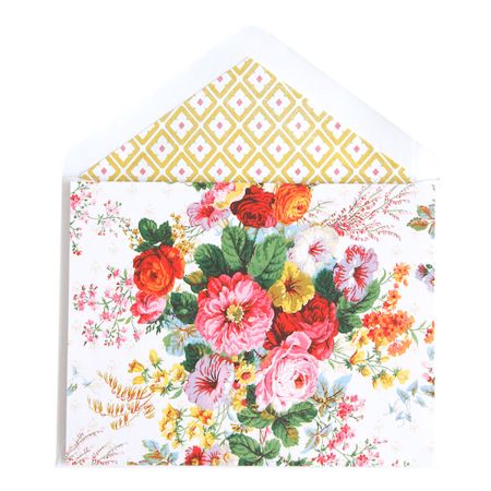 Anna Griffin, "Annalise Trellis" Folded Blank Luxury Notecards – Au Bon ...