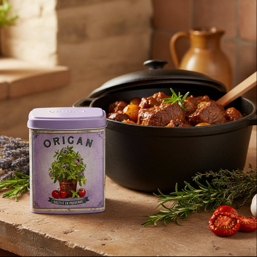 Esprit Provence, French Provence Oregano in Decorative French Tin – Au ...