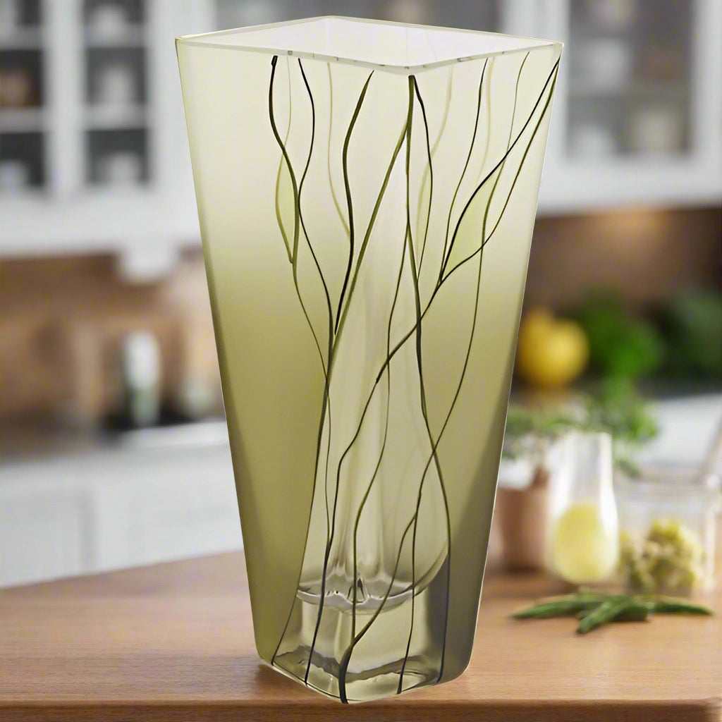 Badash Décor, Evergreen 8" French-Inspired Mouth Blown Glass Vase – Au ...