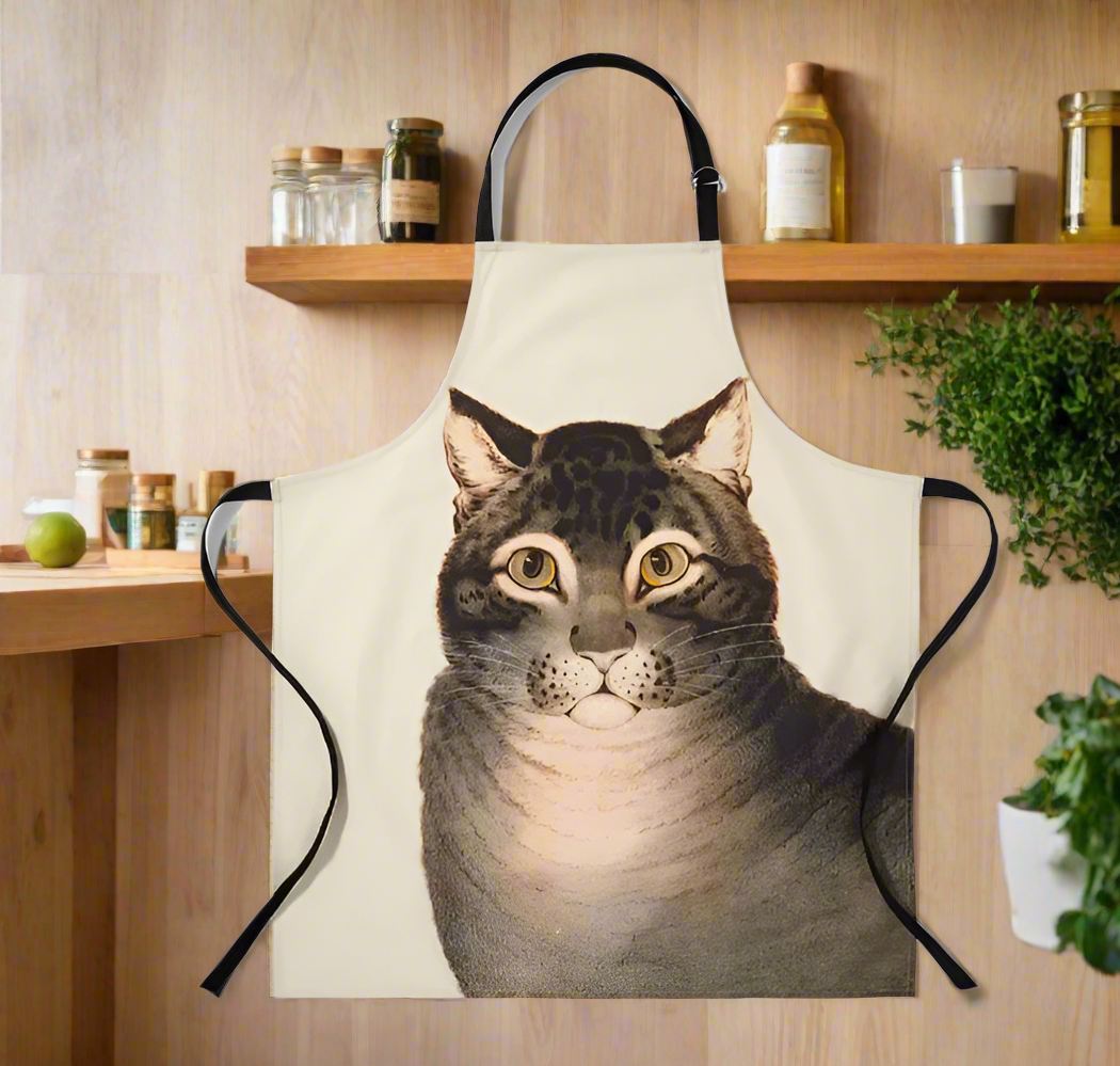 Metropolitan Museum of Art, N. Currier, The Favorite Cat Cotton Apron ...