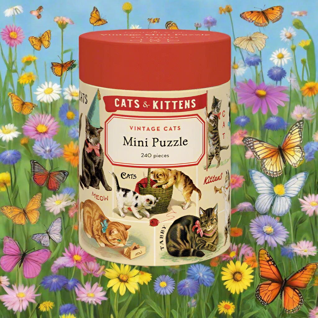 Cavallini & Co., "Vintage Cats Mini " 240 Piece Puzzle – Au Bon Goût ...