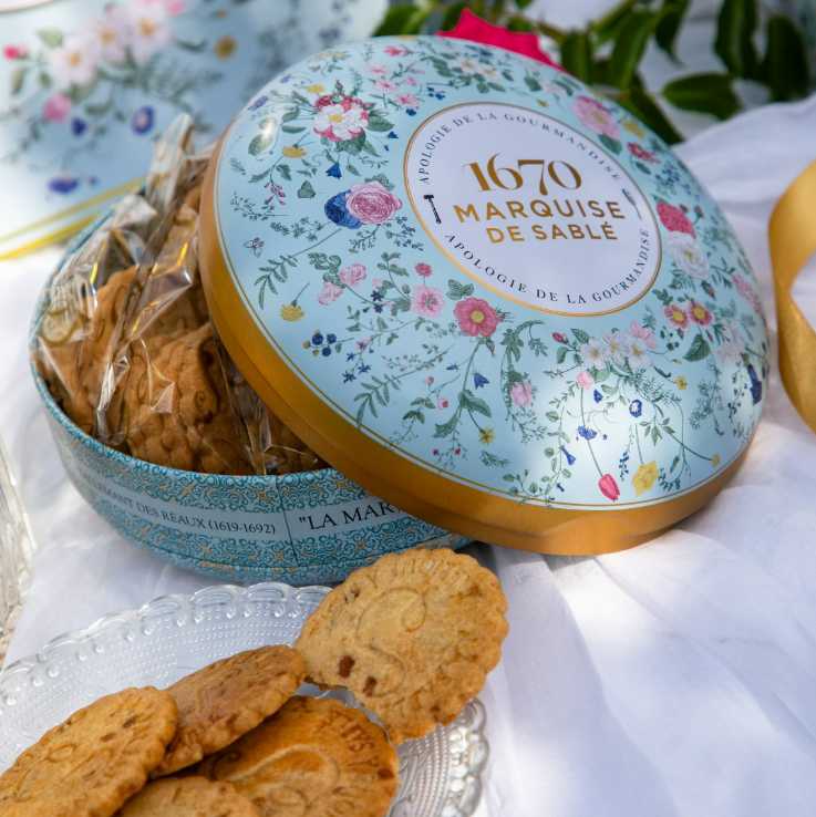 La Sablésienne, "Wild Bouquet" French Shortbread in Decorative Tin – Au ...