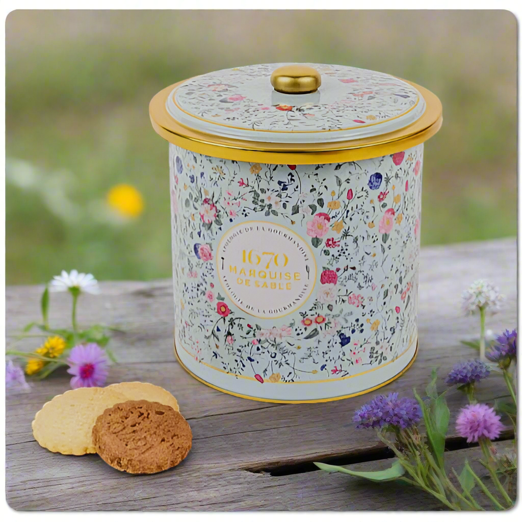 La Sablésienne, Bouquet Sauvage French Shortbread Assortments in Tin ...