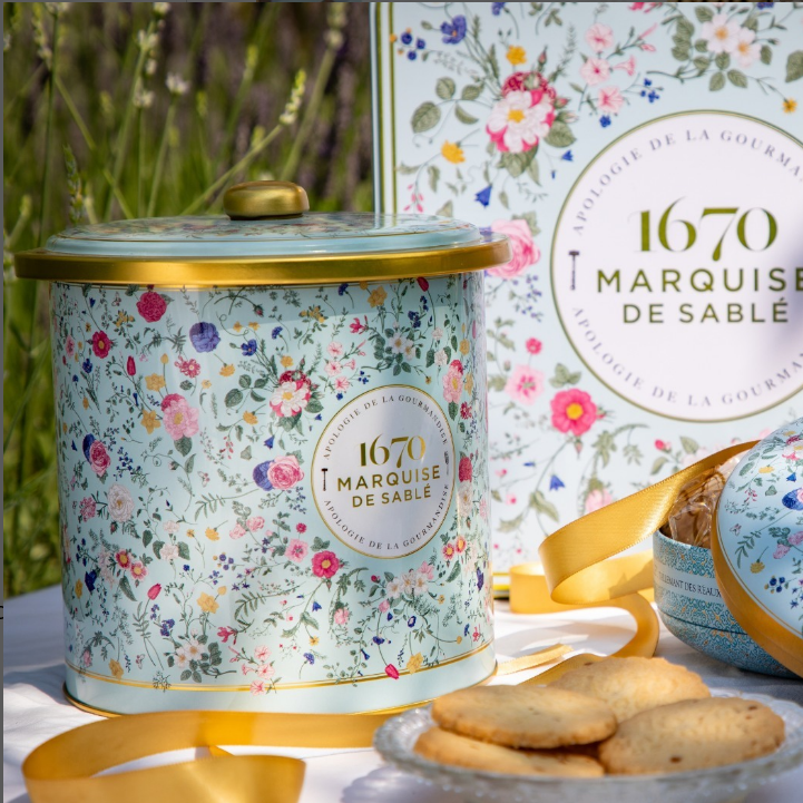 La Sablésienne, Bouquet Sauvage French Shortbread Assortments in Tin ...