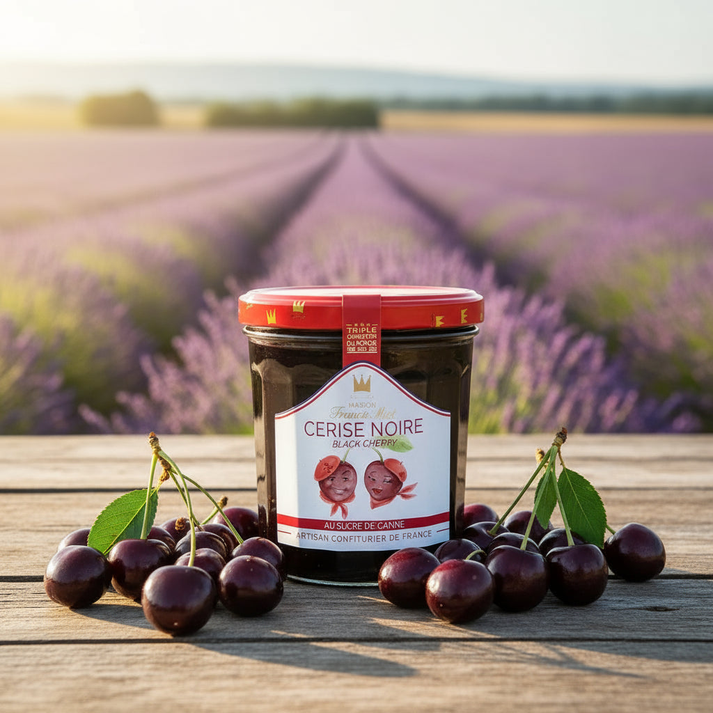 Maison Francis Miot, Luxury French Cerise Noire (Black Cherry) Jam – Au ...