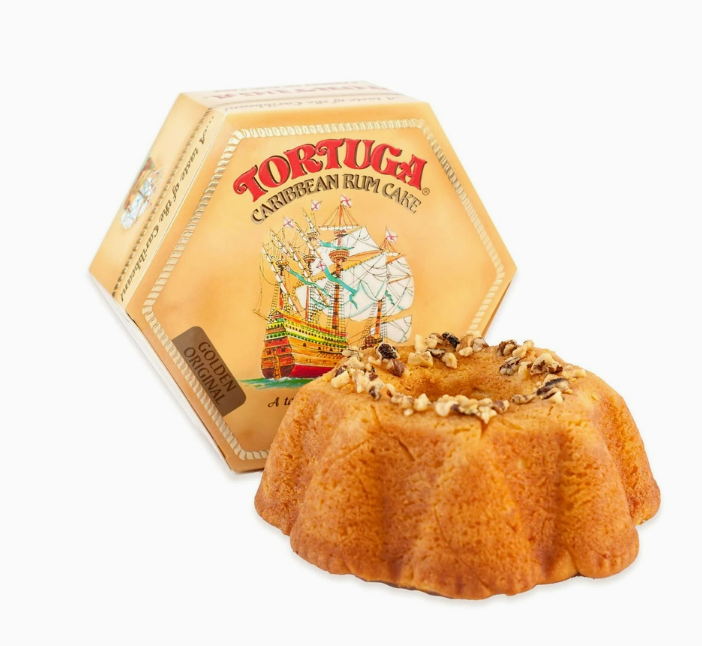 Tortuga Rum Cake Company, Golden Original with Walnuts Rum Cake, 4 oz ...