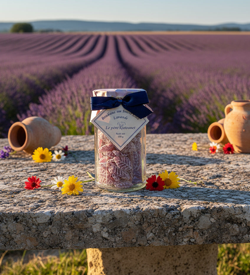 L’Ami Provençale, French Traditional Lavender Hard Candy Drops, 5.3 Oz ...