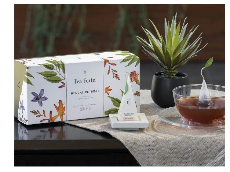 Tea Forté, Herbal Retreat Tea Tasting Assortment Presentation Box – Au ...
